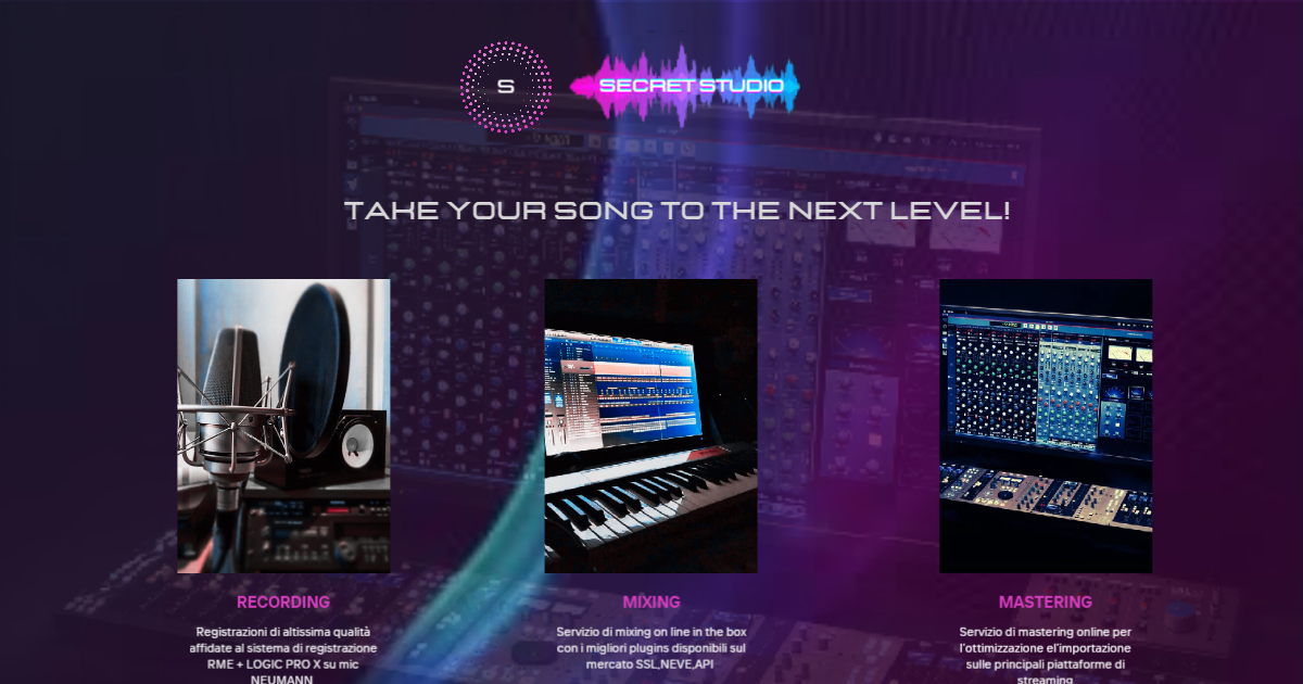 SECRET STUDIO RECORDING